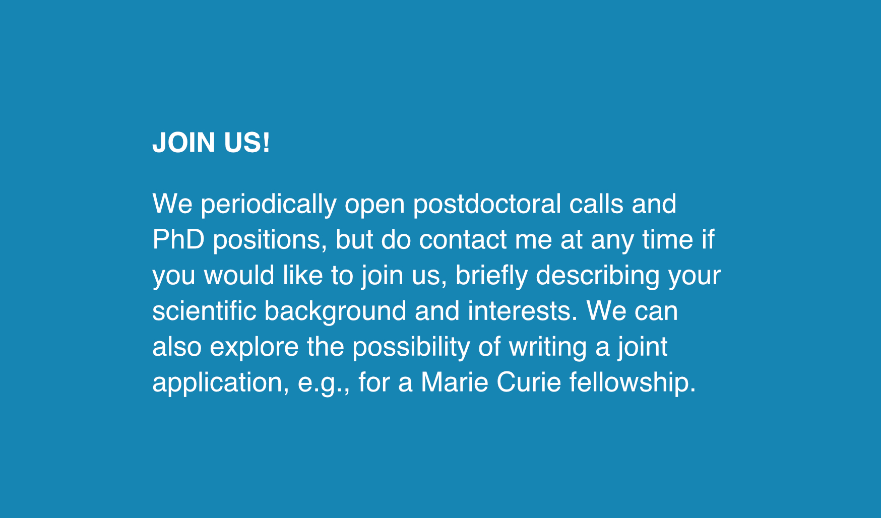 PEOPLE - researchers group