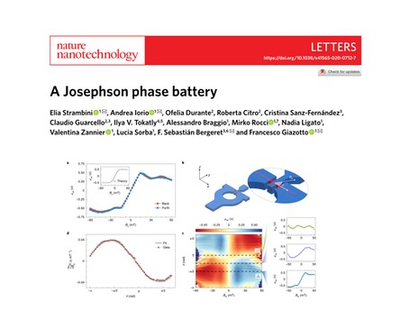 News | Mesoscopic Physics Group