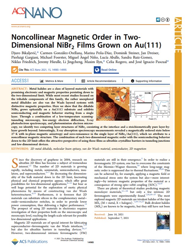 NanoPhyscisLAb webpage