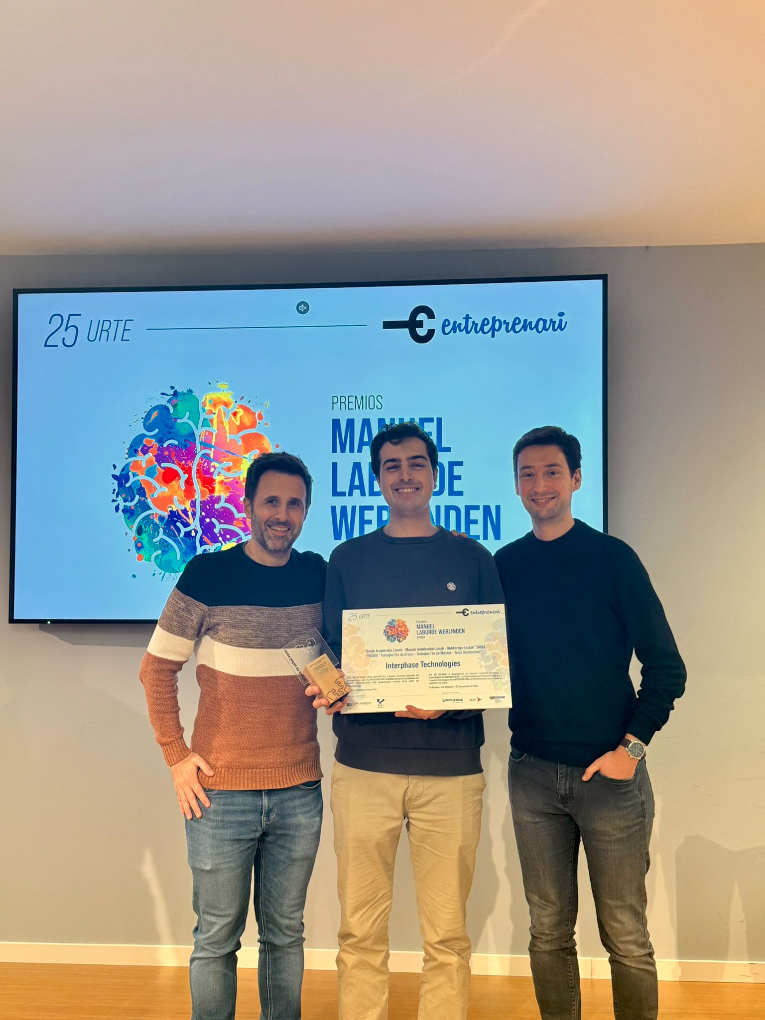Andrés Mosquera, awarded the Manuel Laborde Werlinden Master Thesis ...